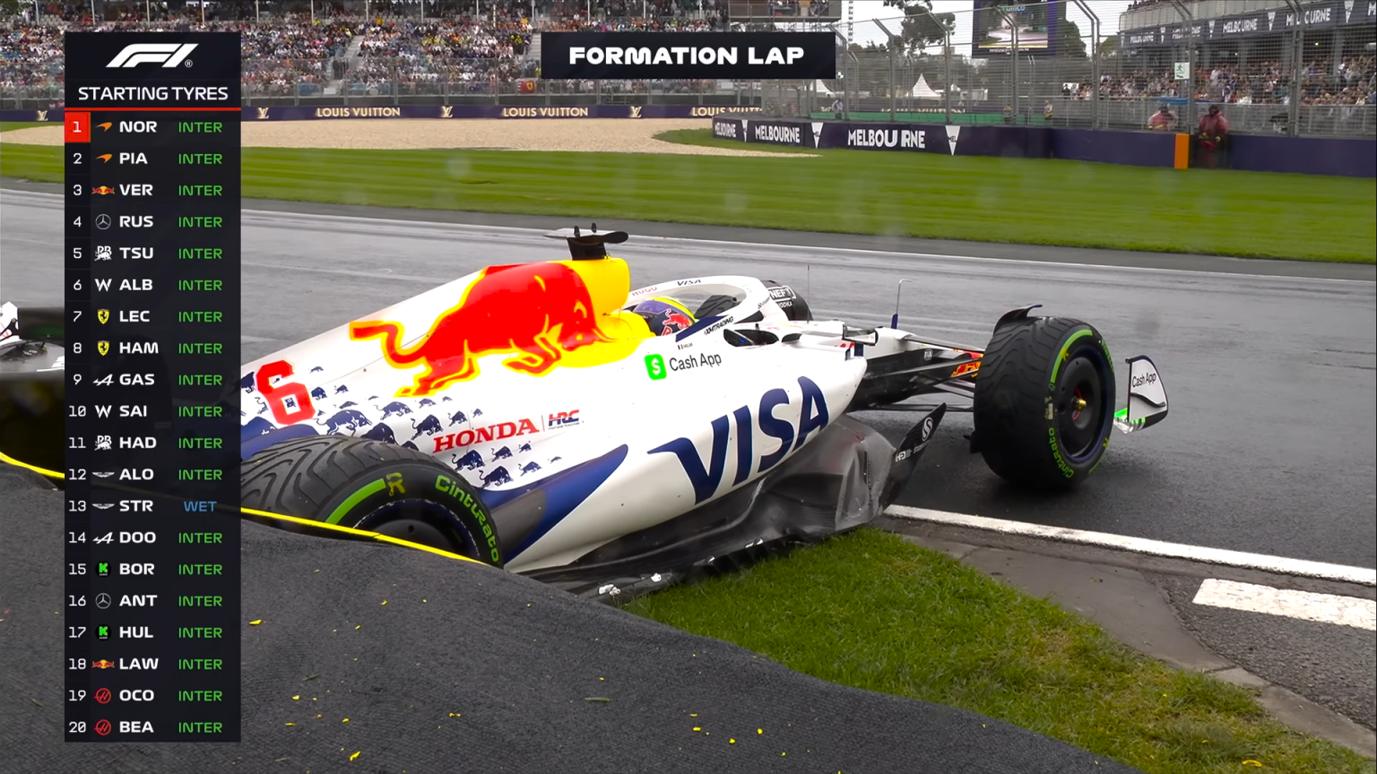 Lando Norris WINS rain-hit Australian GP after multiple crash chaos ...